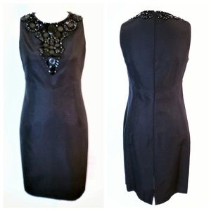 Per Se by Carlisle | Dresses | Per Se By Carlisle Satin Dress Wbeaded ...